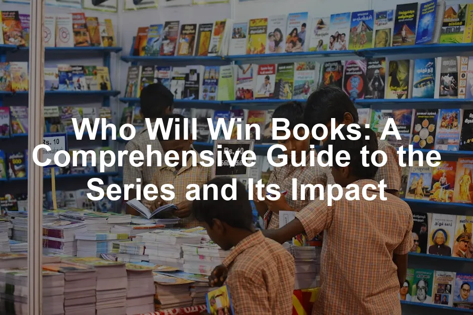 Who Will Win Books: A Comprehensive Guide to the Series and Its Impact