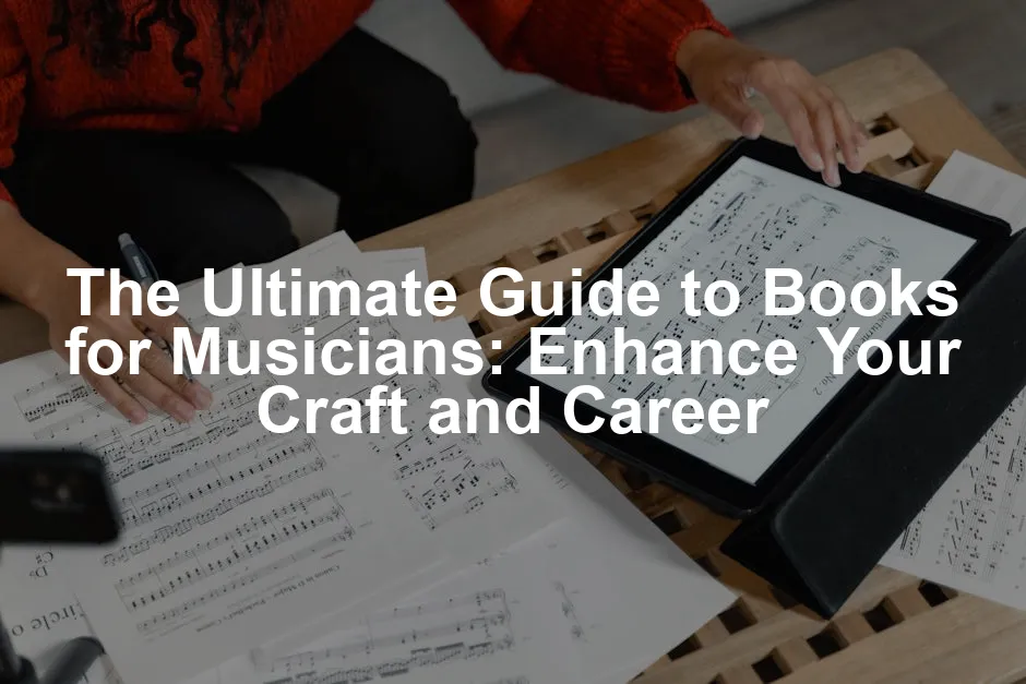 The Ultimate Guide to Books for Musicians: Enhance Your Craft and Career