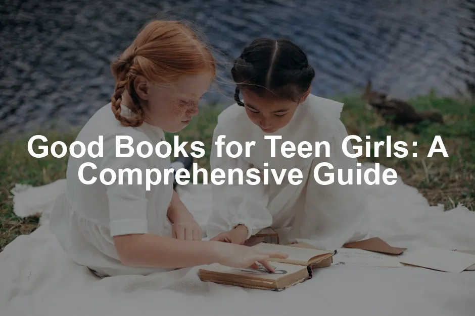 Good Books for Teen Girls: A Comprehensive Guide