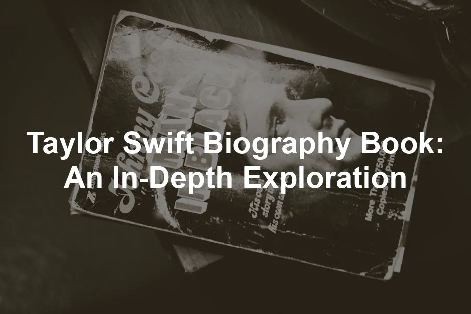 Taylor Swift Biography Book: An In-Depth Exploration